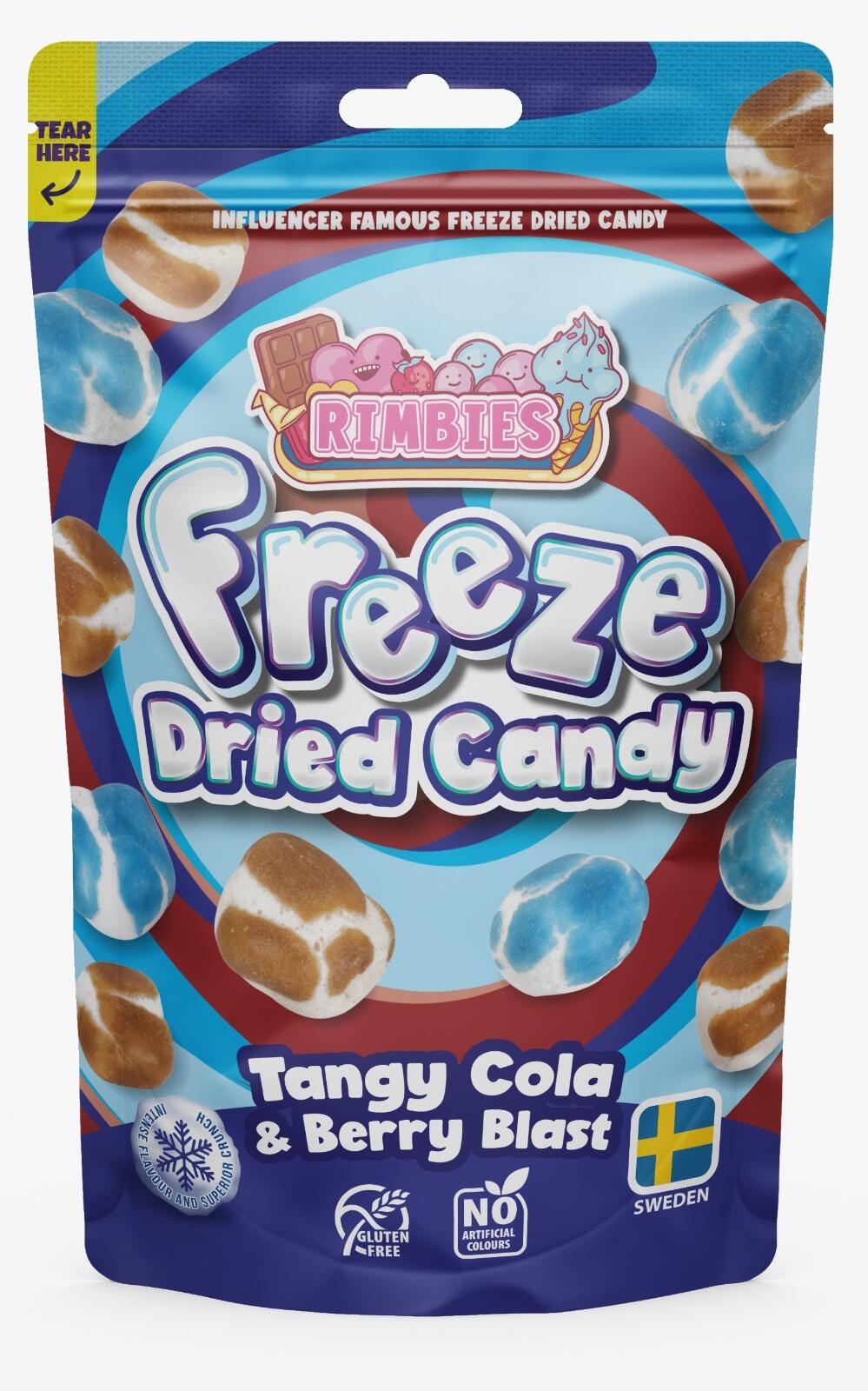 Freeze Dried Candy Tangy Cola & Berry Blast 1x15 80g - Godtesjuk AS