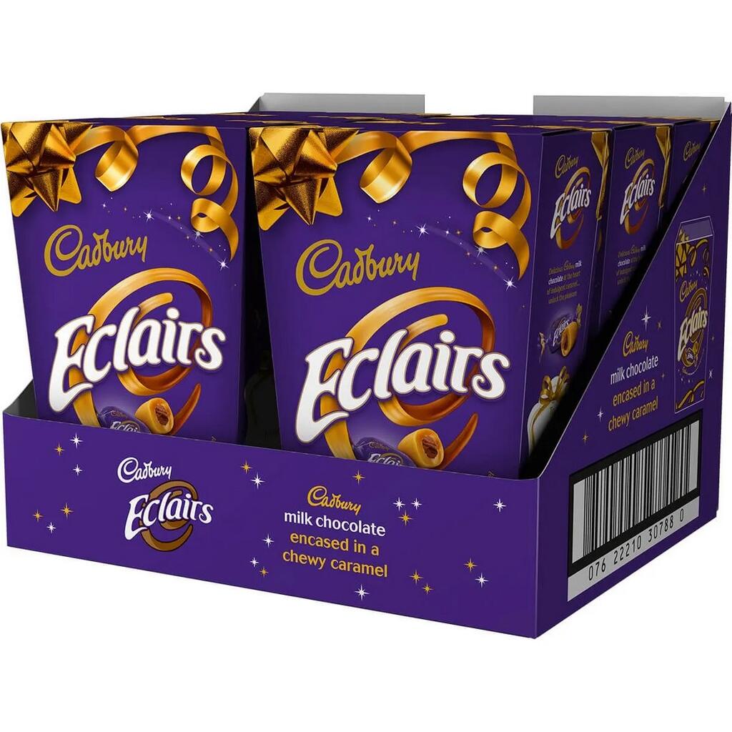 Cadbury Eclairs Chocolate Carton 350g 1x6 - Godtesjuk AS